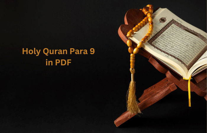 Free Holy Quran Para 9 in PDF- Read online